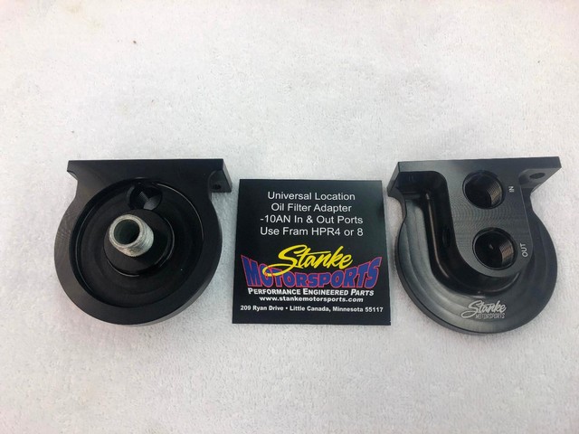 Billet Aluminum Remote Oil Filter Adapter